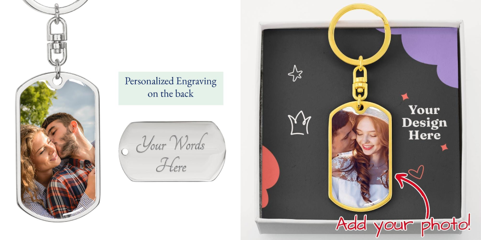 Design and Care Advice - Buyer Upload Dog Tag Keychain – ShineOn