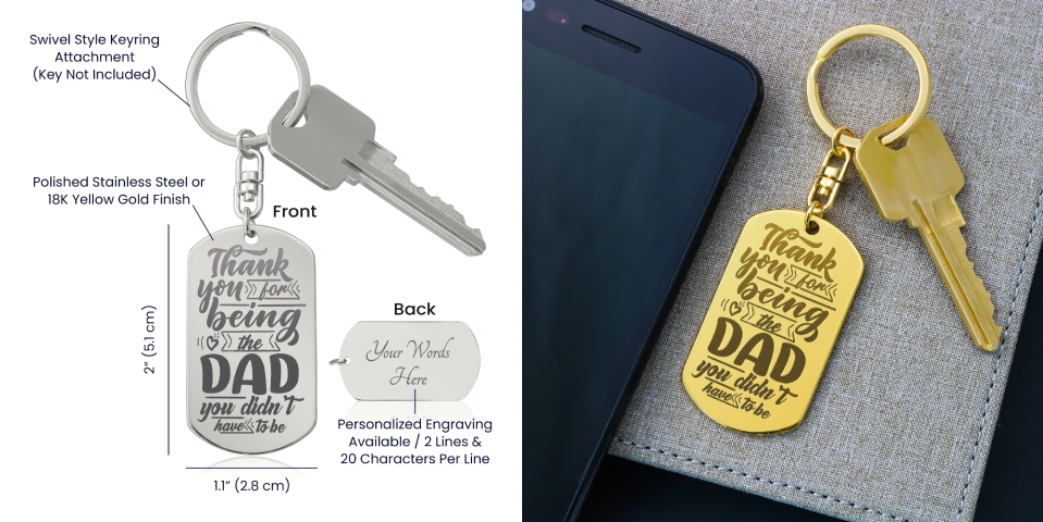 Design and Care Advice - Engraved Dog Tag Keychain – ShineOn
